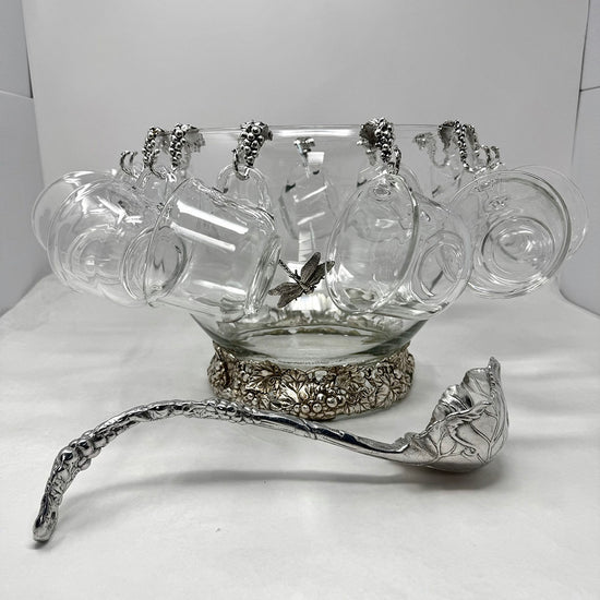 Grape Collection Punch Bowl with Ladle and 24 Cups – North Shore Exchange