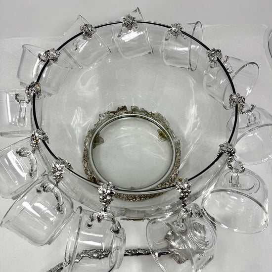 Grape Collection Punch Bowl with Ladle and 24 Cups – North Shore Exchange